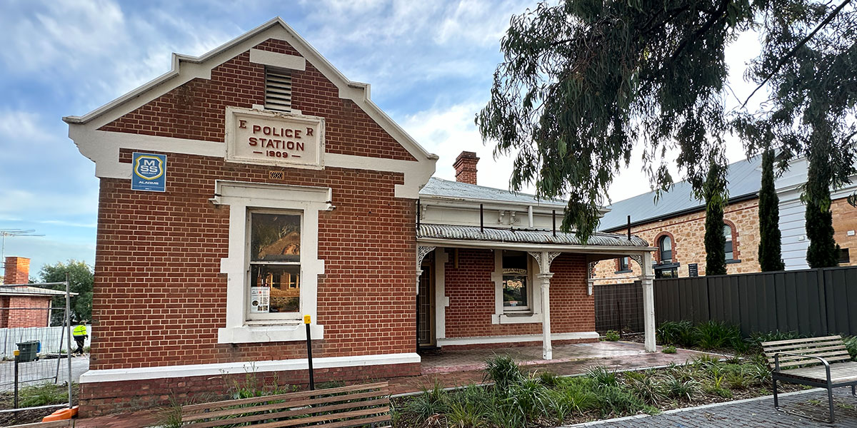 Magill Police Station – circa 1909 - Magill Village Vet